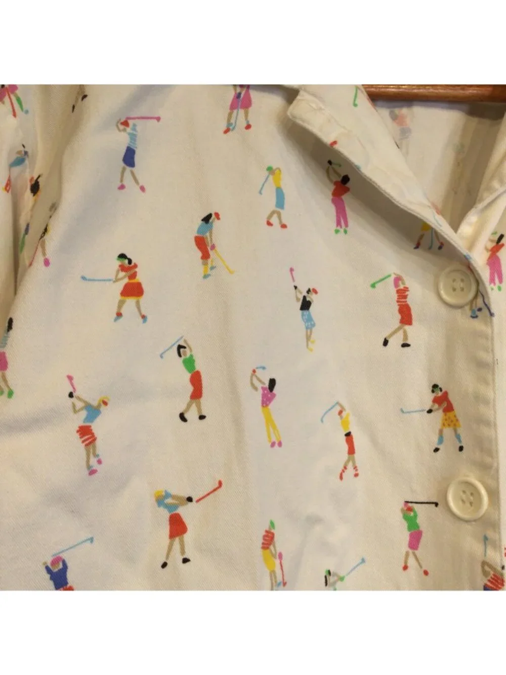 Ken Done | Jackets & Coats | Vintage Ken Done Women Golf Print Bomber ...